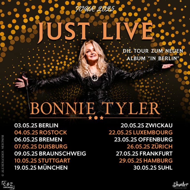 Bonnie Tyler - Just Live 2025 - Concertvisions