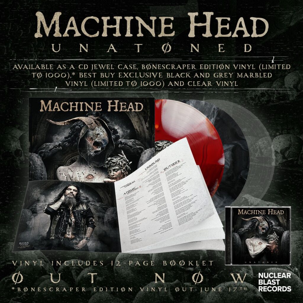 MACHINE HEAD's new album UNATØNED is out now! - Concertvisions