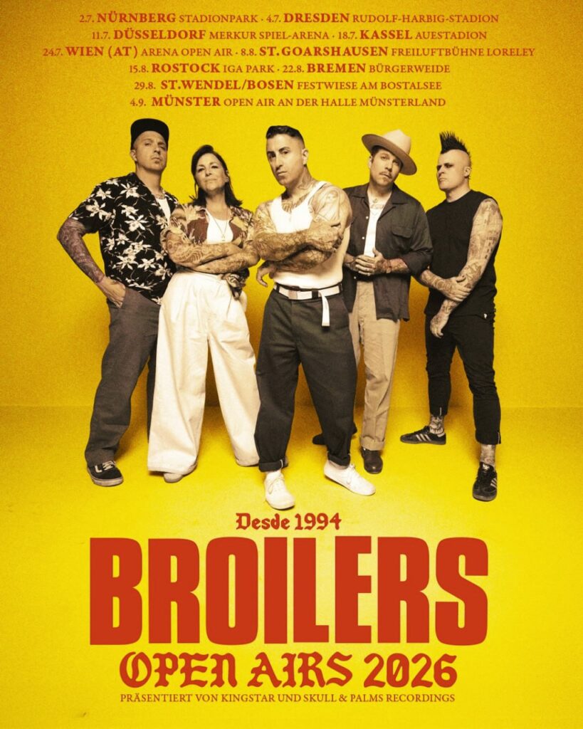 Broilers - 2026 auf Open Air Tour! - Concertvisions